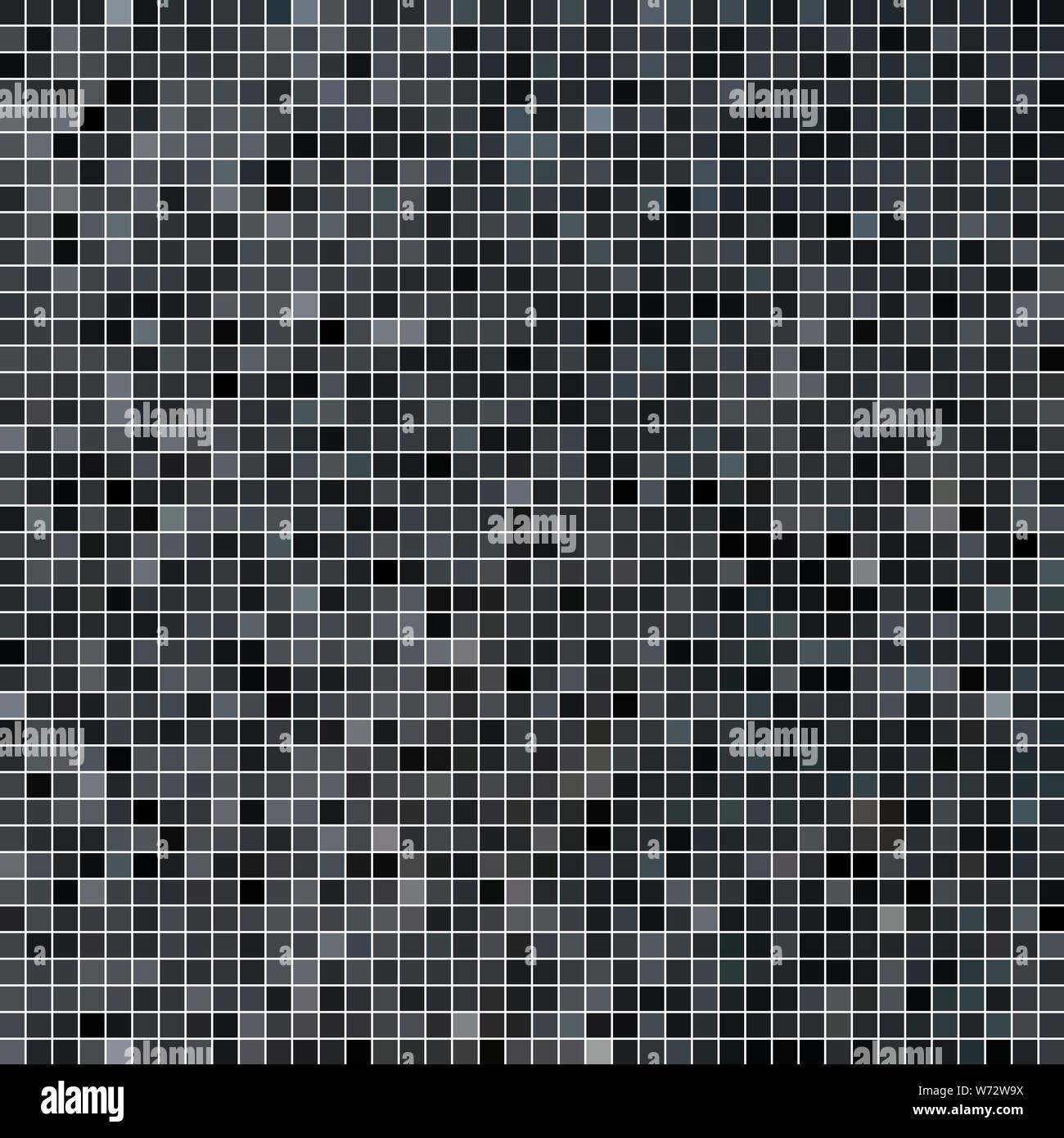 abstract vector square pixel mosaic background - gray Stock Vector ...