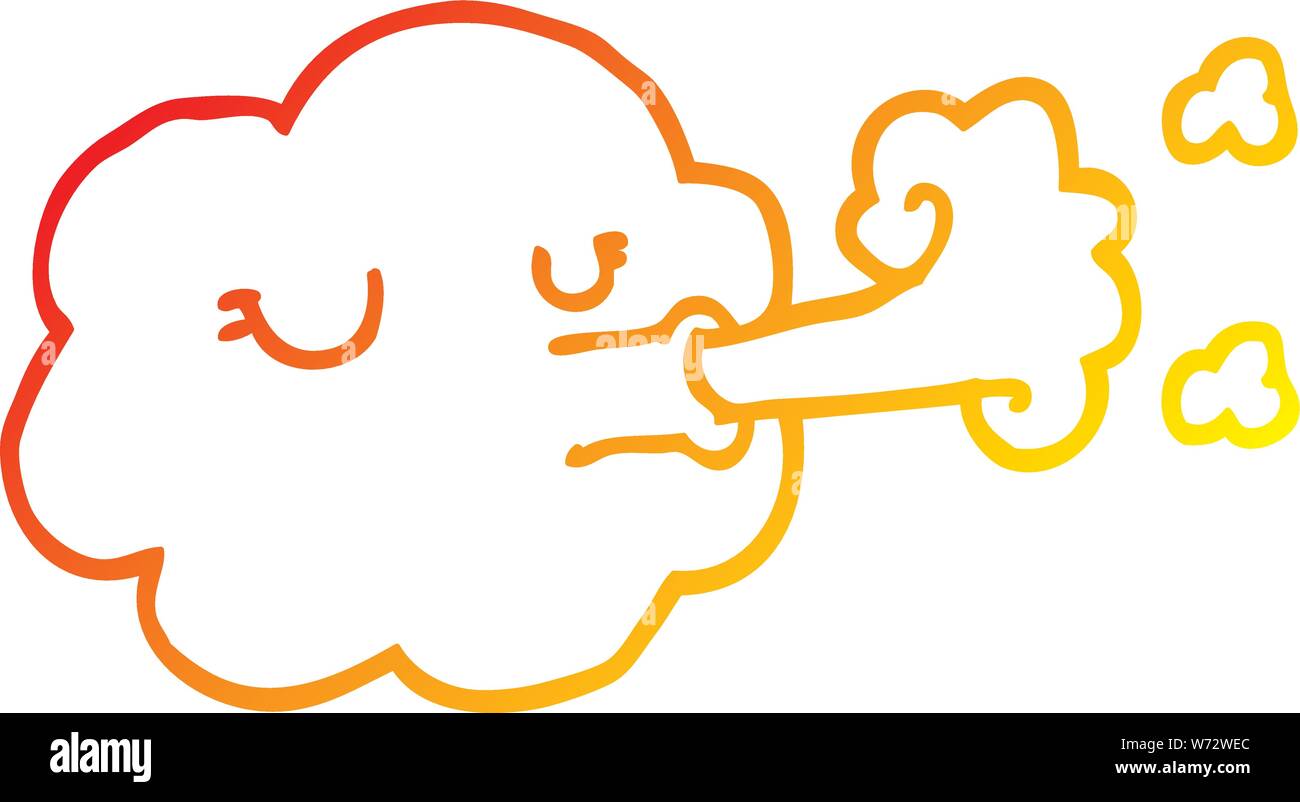 Blowing a gale Stock Vector Images - Alamy