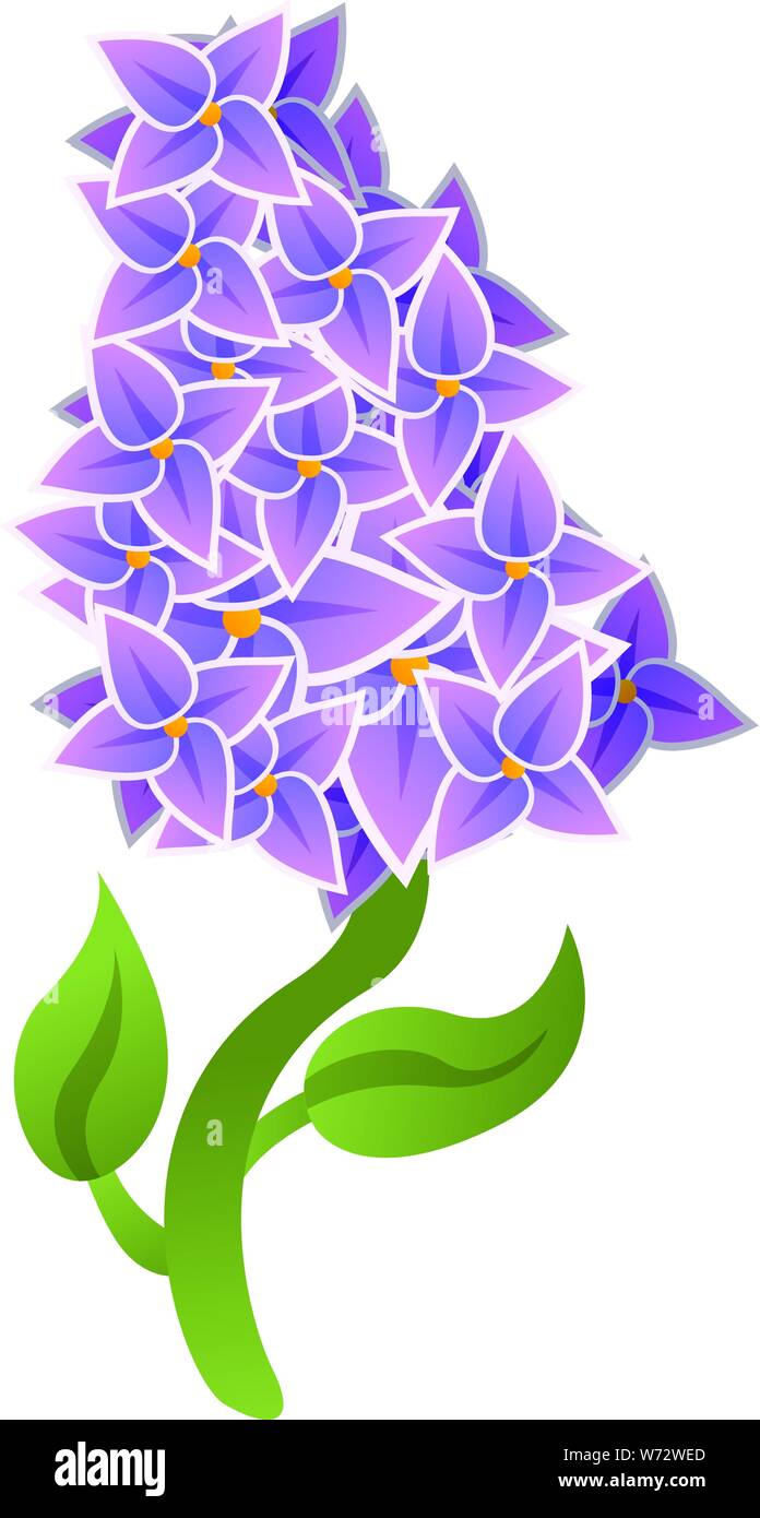 Season lilac icon. Cartoon of season lilac vector icon for web design ...