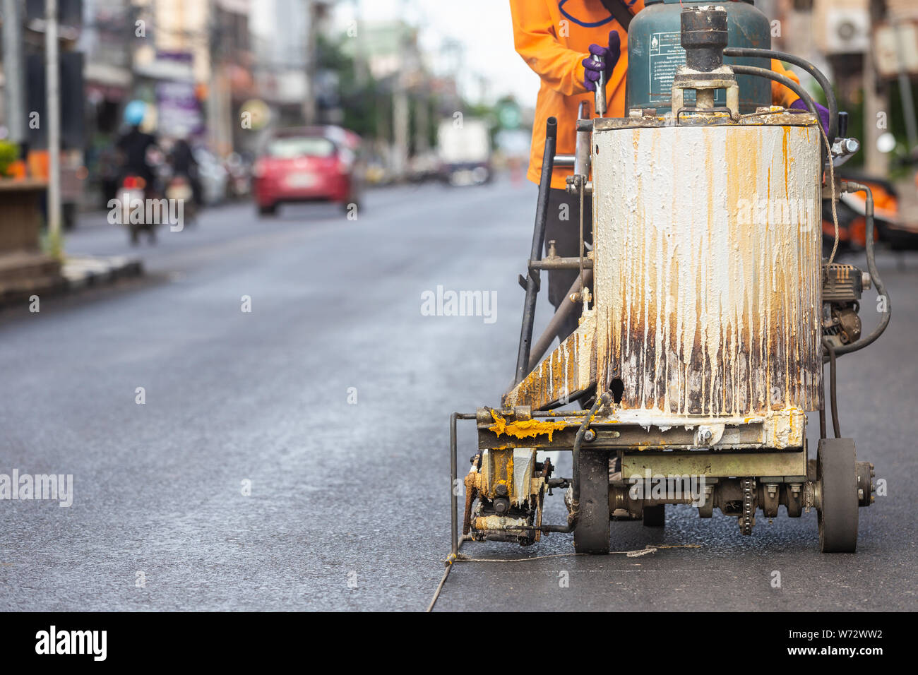 Maintenance roads pedestrian crossing road hi-res stock photography and ...