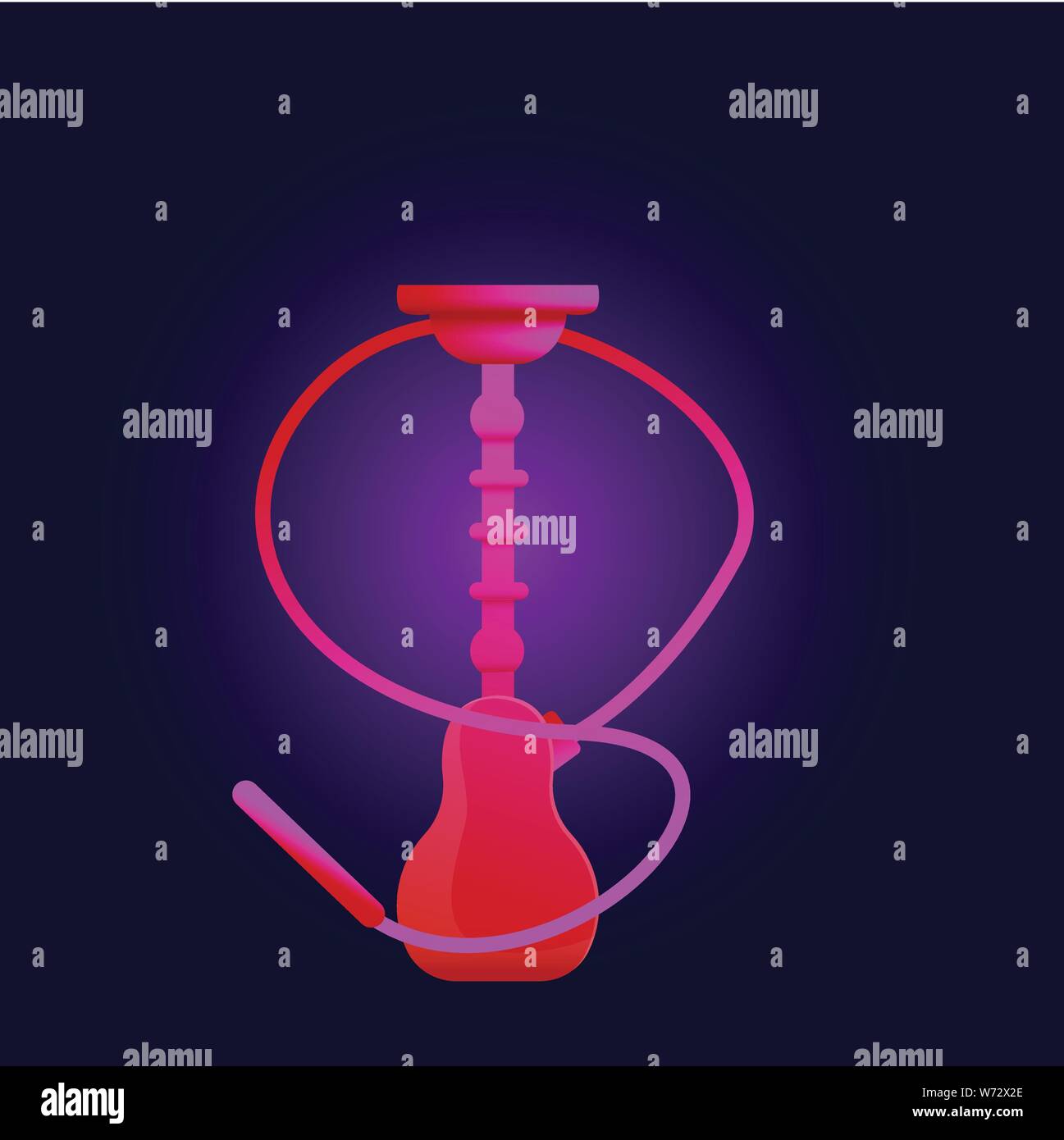 Small hookah icon. Cartoon of small hookah vector icon for web design ...