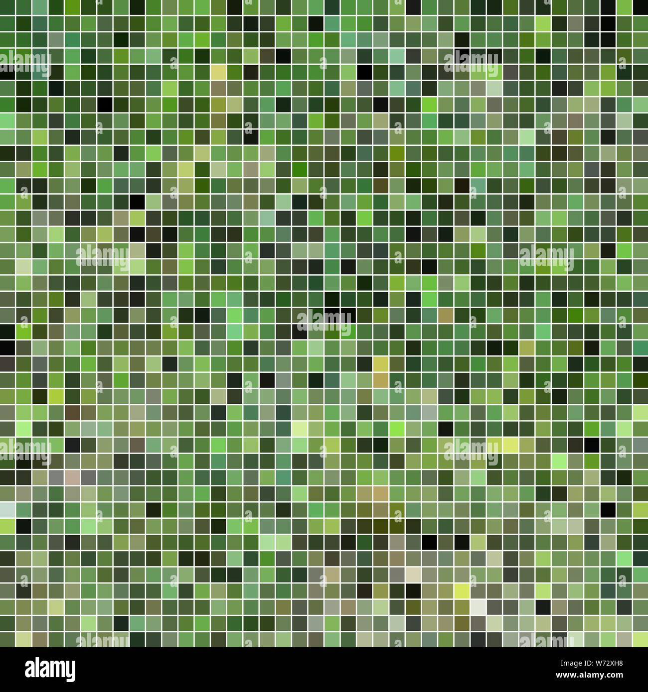 abstract vector square pixel mosaic background - green Stock Vector ...