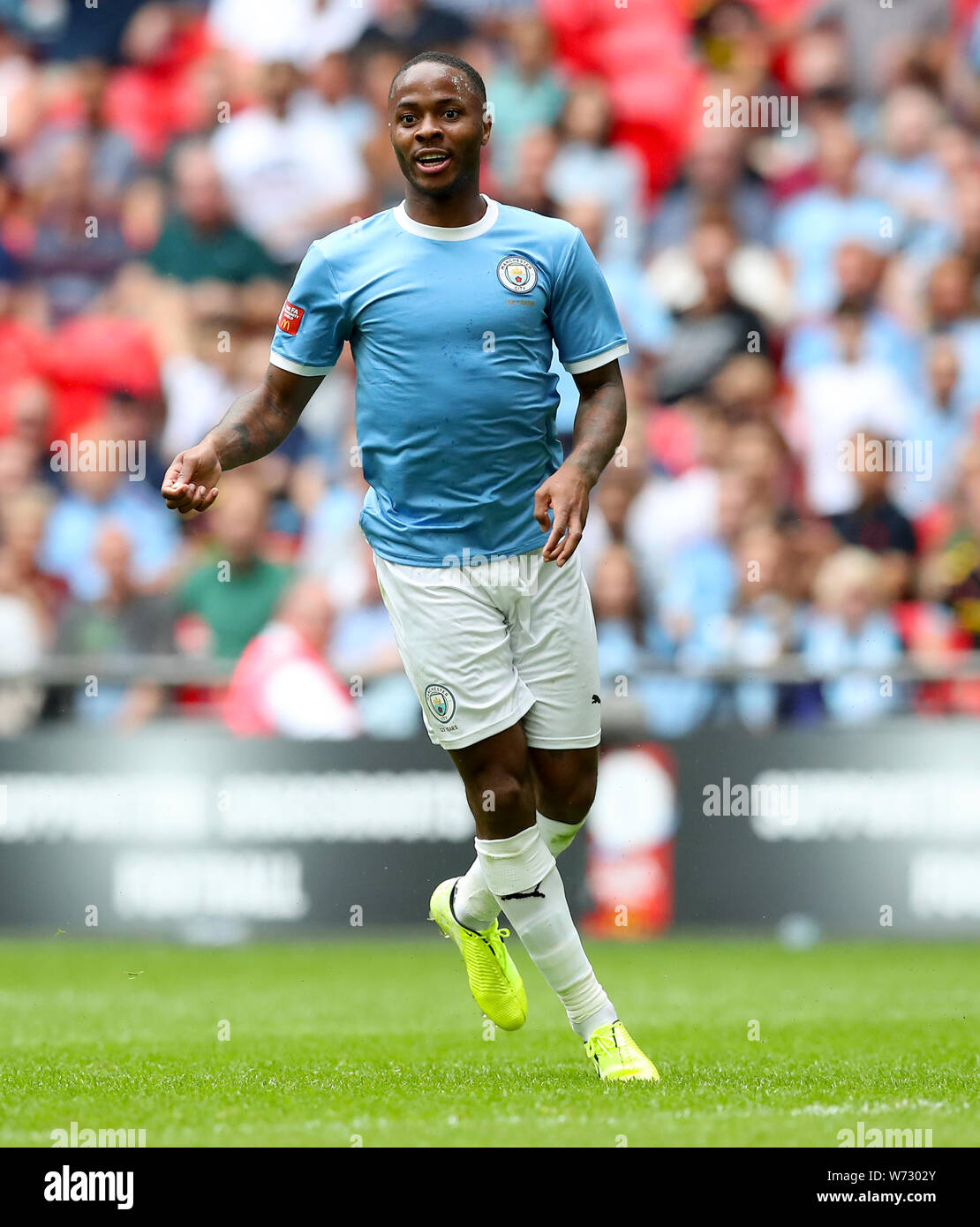 Manchester City's Raheem Sterling during the Community Shield match at ...
