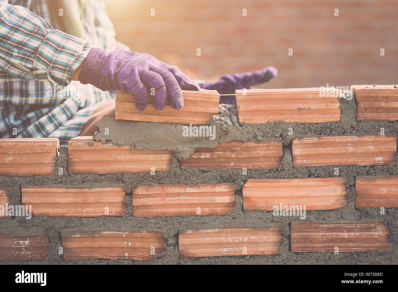 Bricklaying tools hi-res stock photography and images - Alamy