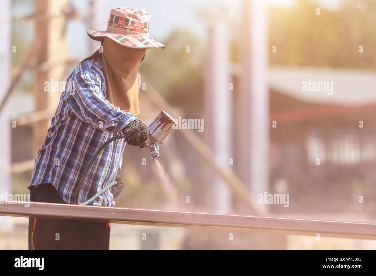 Black construction worker house hi-res stock photography and images - Alamy