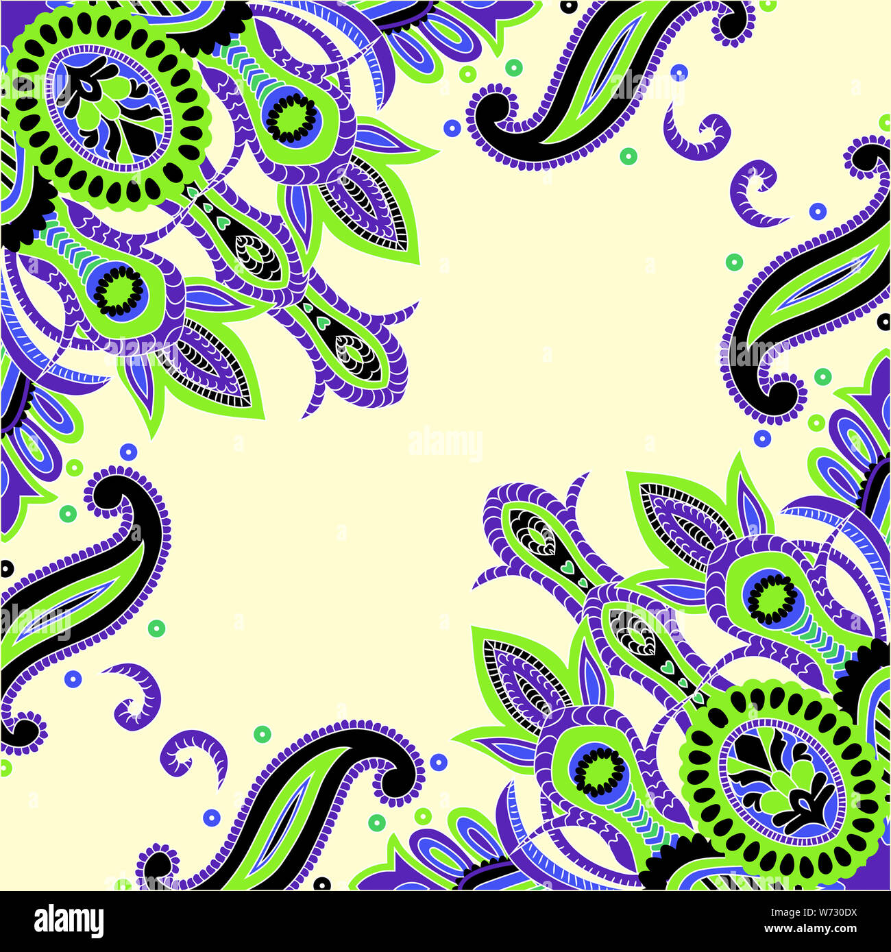 Traditional paisley pattern. Ethnic background for your design Stock ...