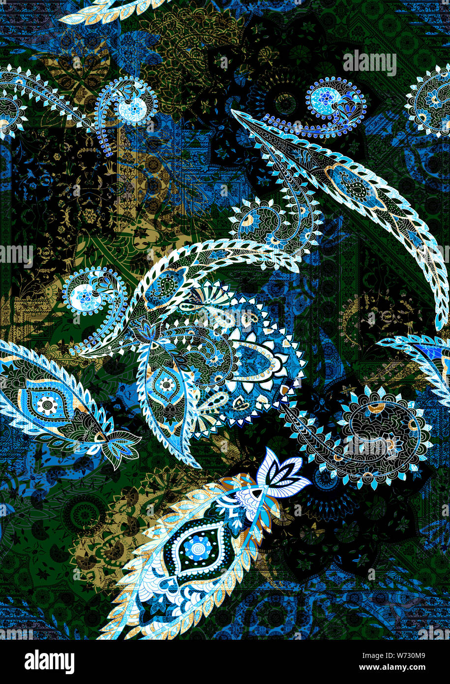 Paisley indian shawl hi-res stock photography and images - Alamy