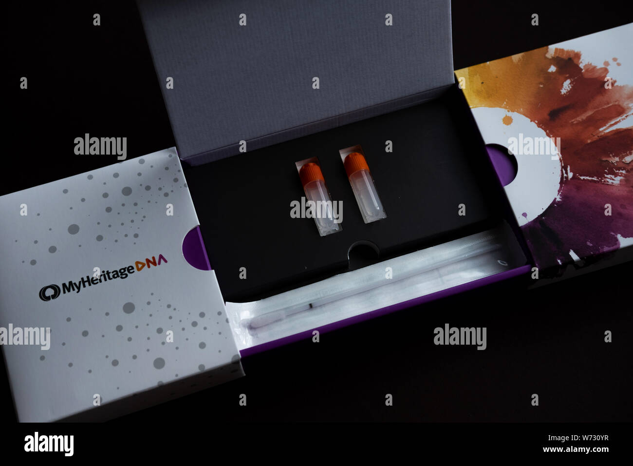 Chekhov, Russia - July 19, 2019: MyHeritage DNA DNA test for self use ...