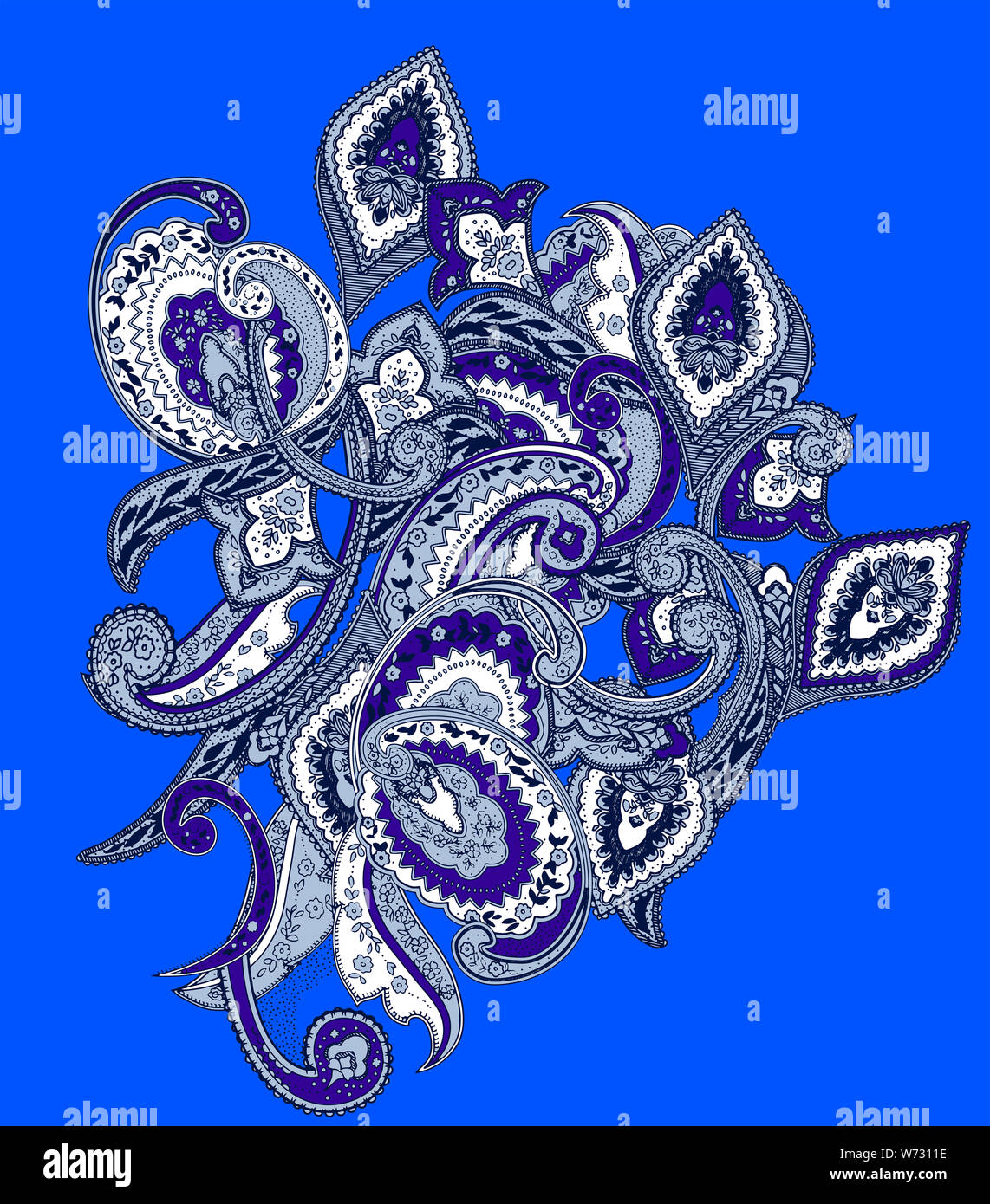 Traditional paisley pattern. Ethnic background for your design Stock ...