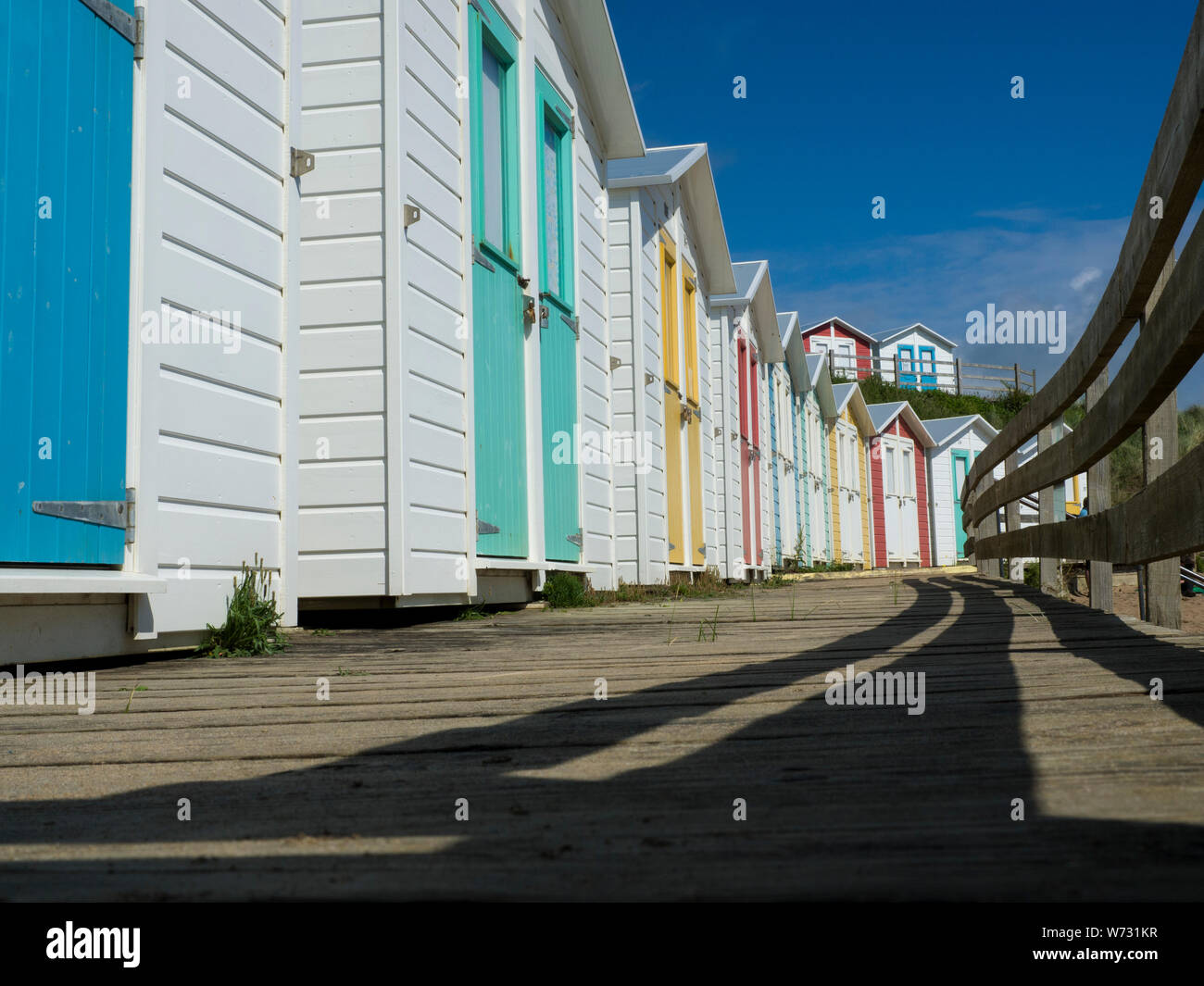 Beach huts, Summerleaze Beach, Bude, Cornwall, UK Stock Photo - Alamy