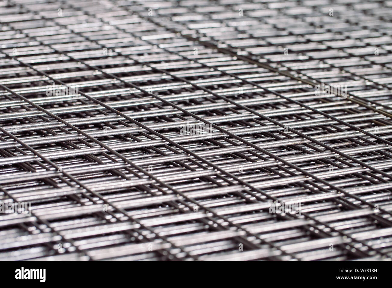 Metal grid. Heavy industry production. Metal rolling plant Stock Photo ...