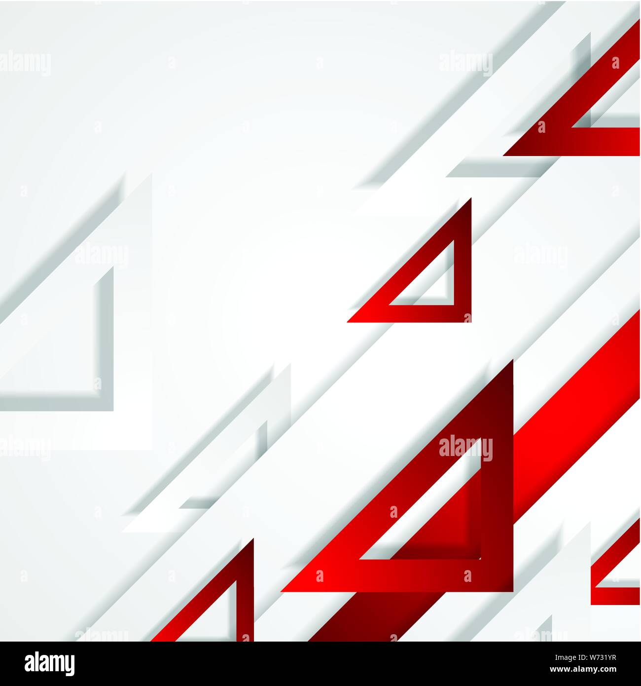 Grey white tech triangles Stock Vector Images - Alamy