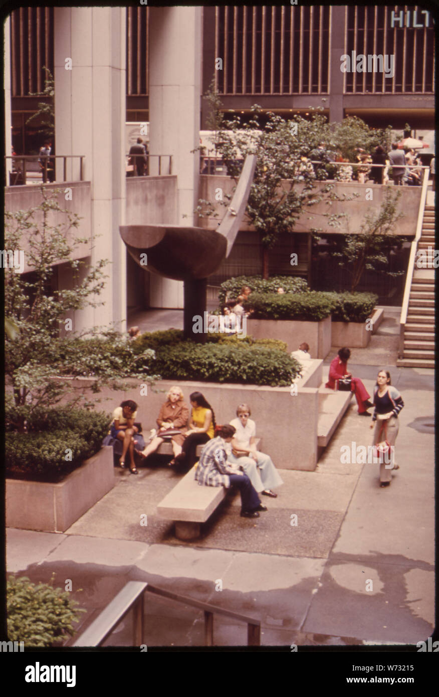 ROCKEFELLER CENTER--6TH AVENUE SIDE Stock Photo - Alamy