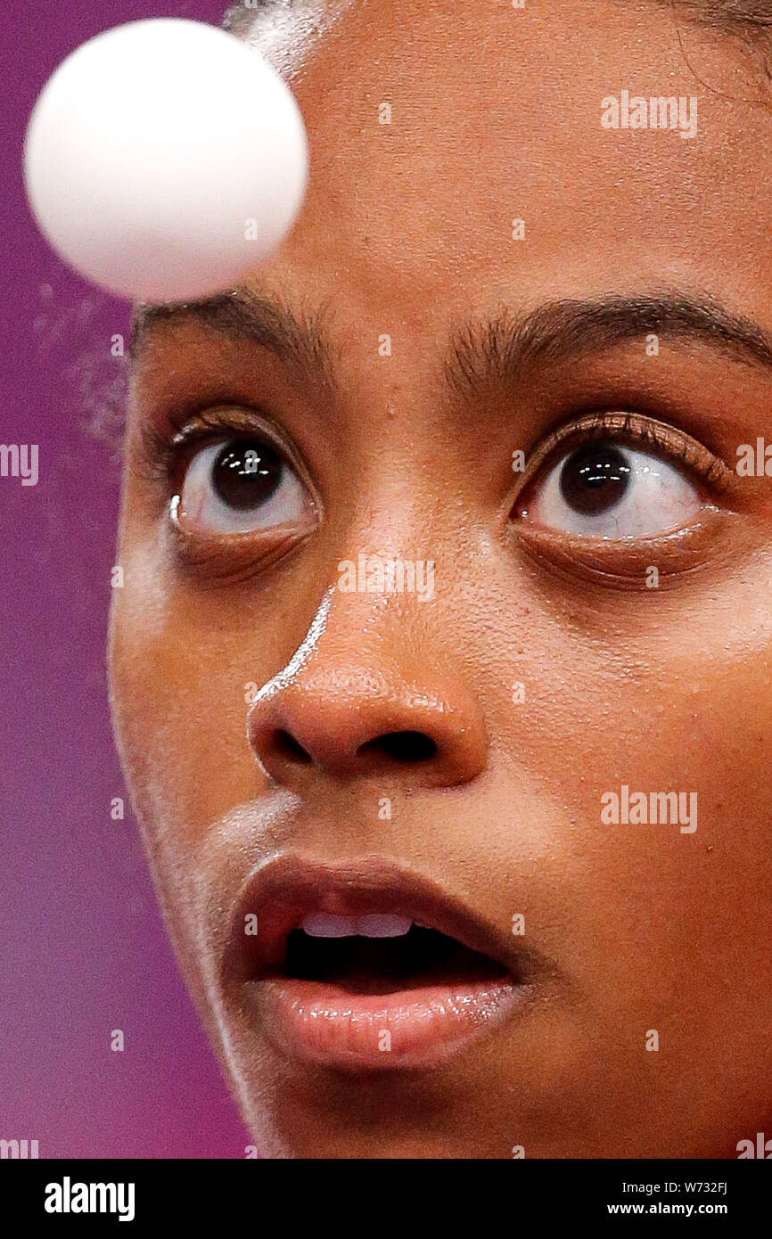 Lima, Peru. 04th Aug, 2019. ORTIZ Yasiris of the Dominican Republic ...