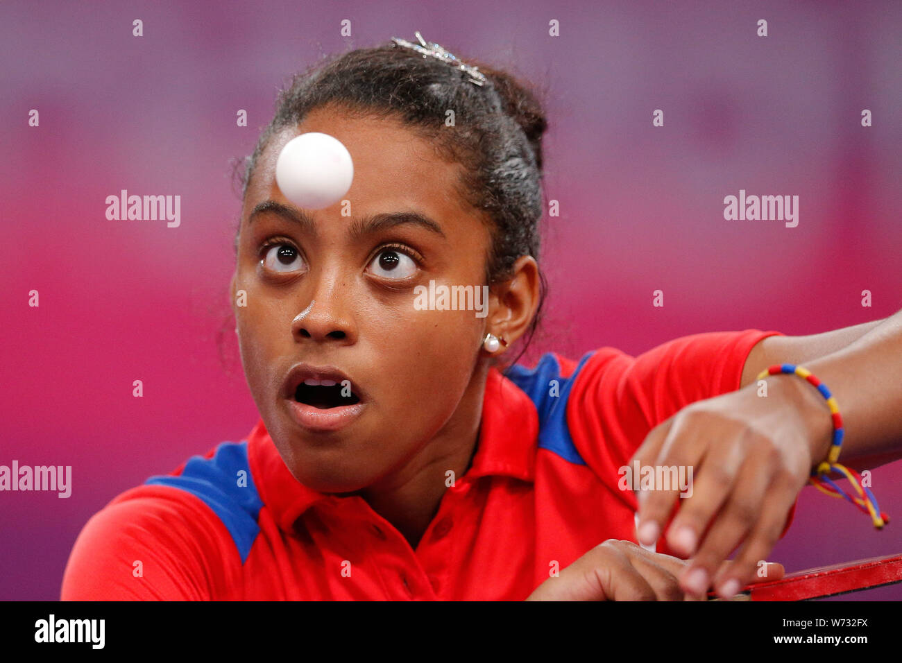 Lima, Peru. 04th Aug, 2019. ORTIZ Yasiris of the Dominican Republic ...