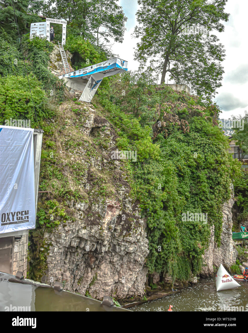 Bentbasa Cliff Diving 2019 Stock Photo - Alamy
