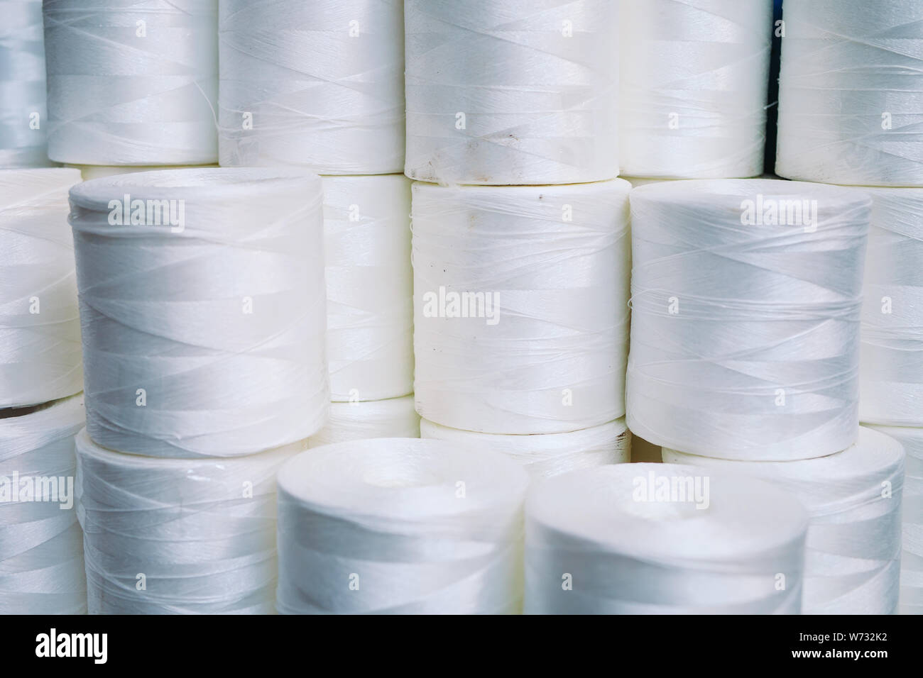 nylon rope factory, rope factory, rubber production Stock Photo - Alamy