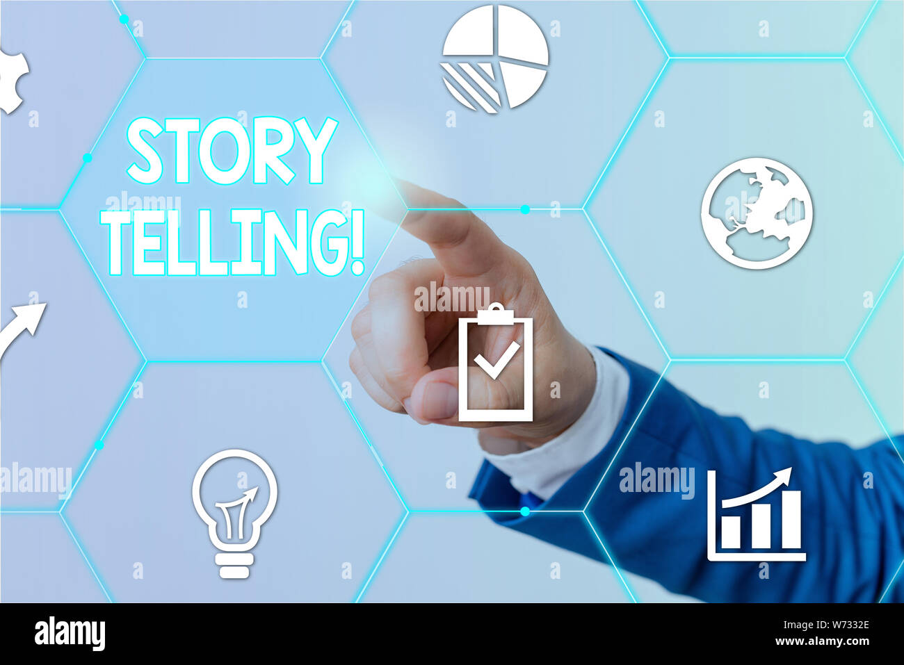 Text sign showing Storytelling. Business photo text activity writing ...