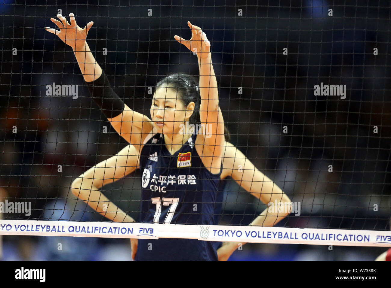 Members Of China Womens National Volleyball Team Are At The 2019 Fivb