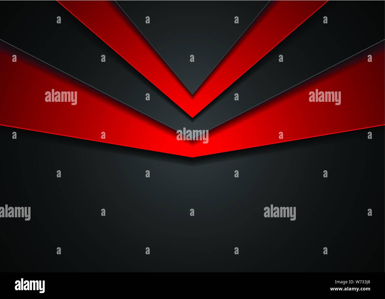 Abstract corporate red and black hi-tech contrast background. Vector ...