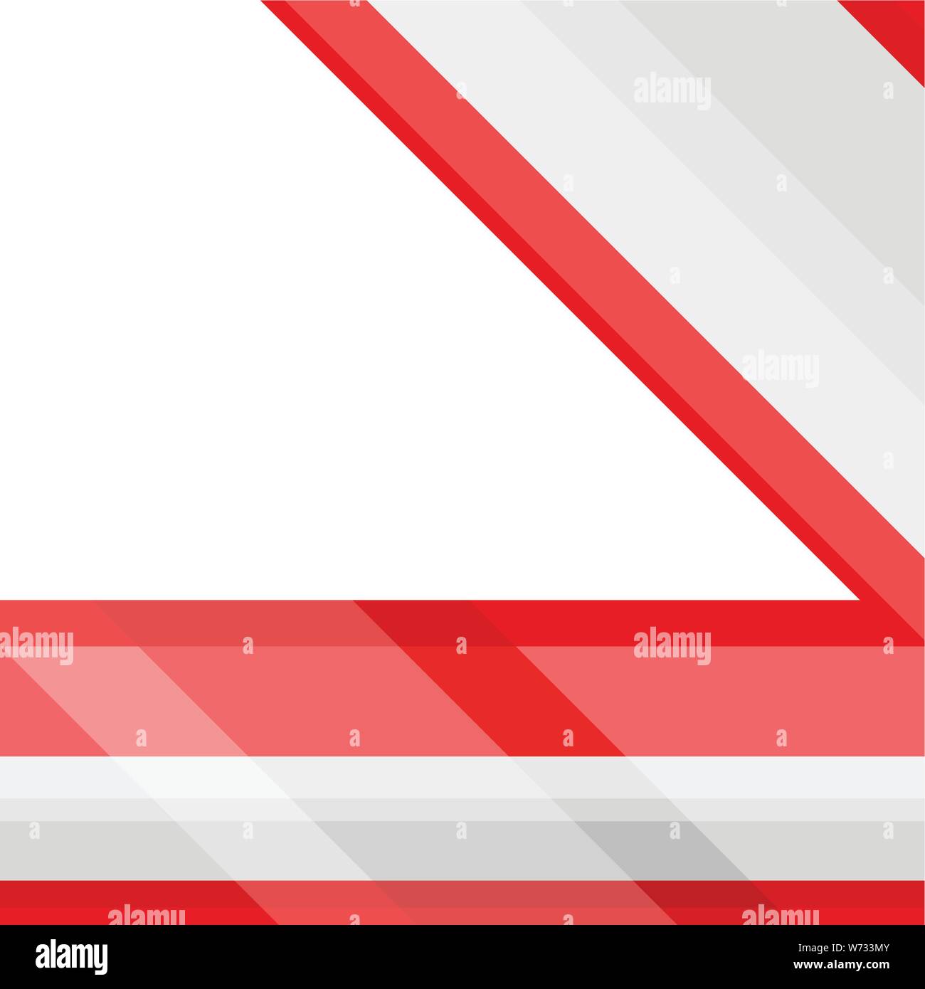 Red and grey minimal geometric abstract background. Vector tech design ...