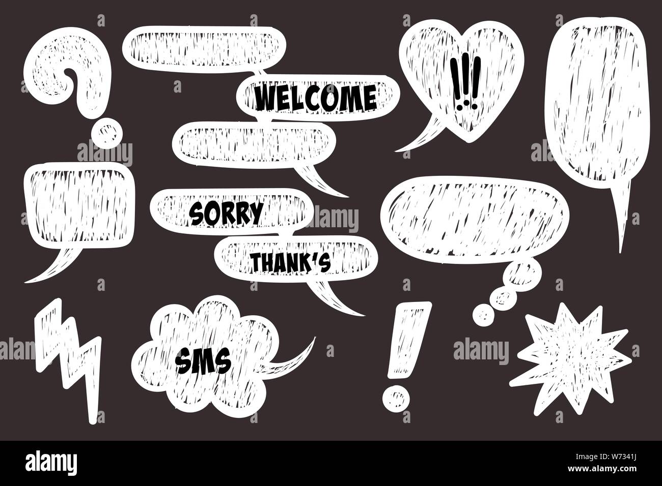 Talk icon hi-res stock photography and images - Alamy