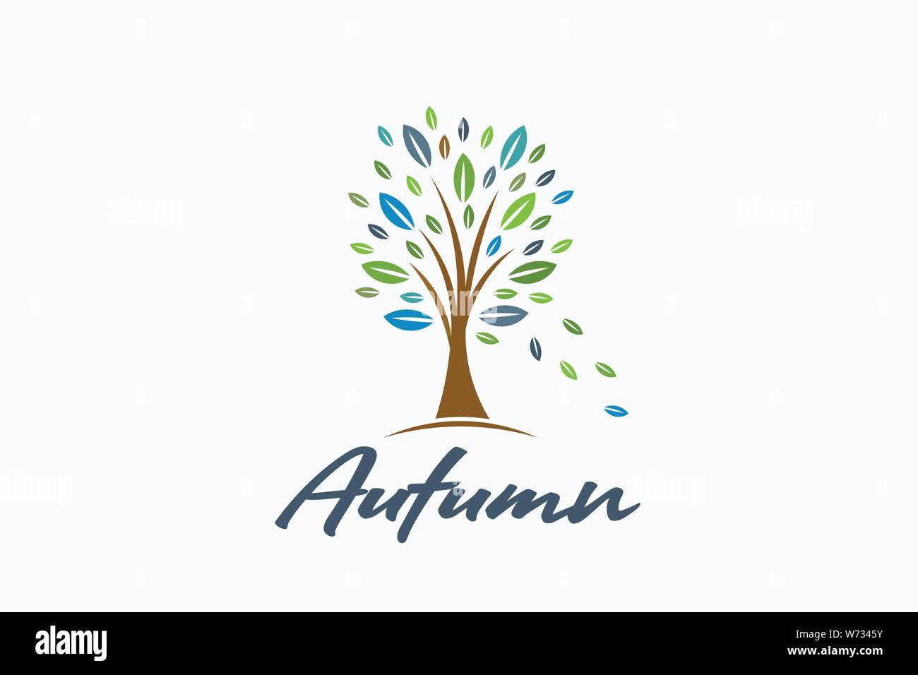 Scenic autumn view trees Cut Out Stock Images & Pictures - Alamy