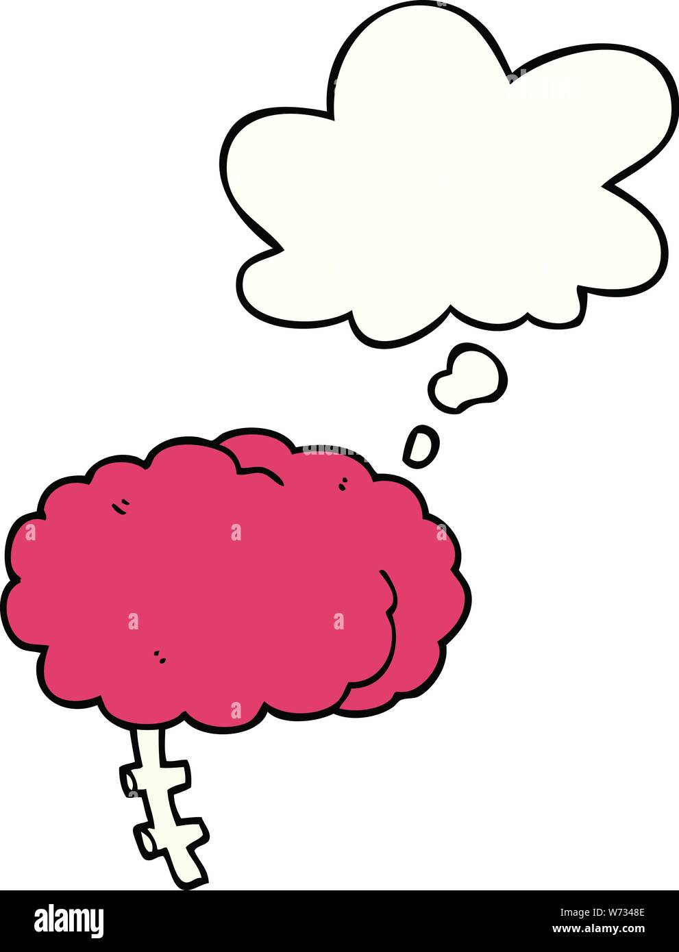 Cartoon brain thought bubble hi-res stock photography and images - Alamy