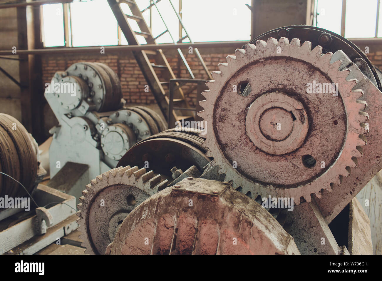 Train wheel lathe hi-res stock photography and images - Alamy