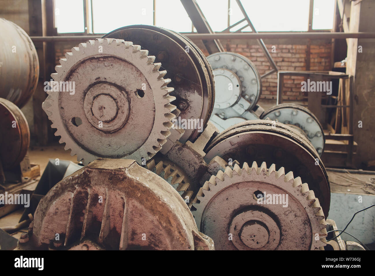 Train wheel lathe hi-res stock photography and images - Alamy