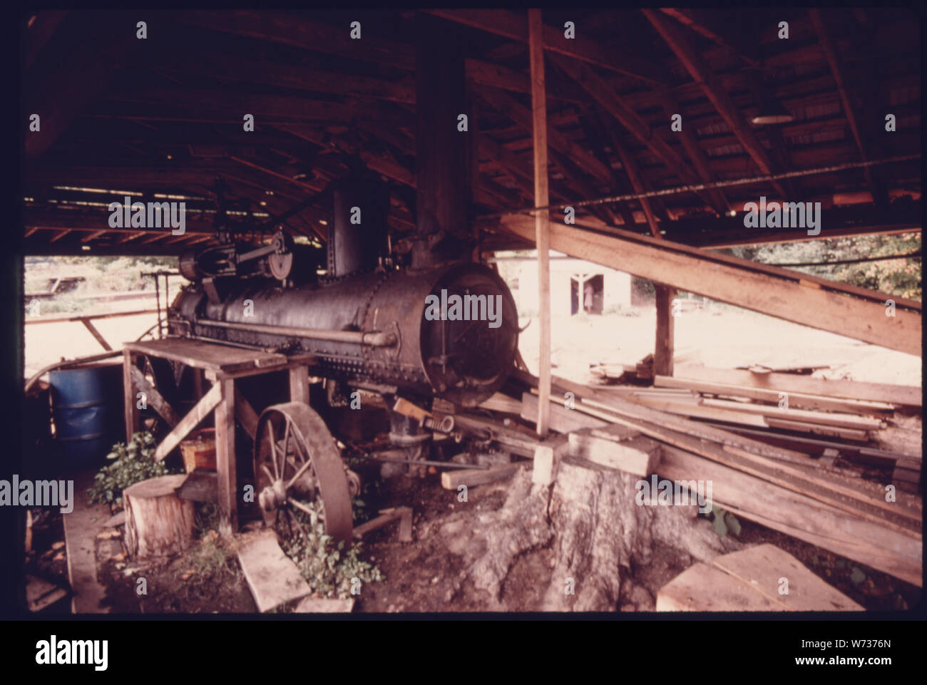 Steam powered sawmill hi-res stock photography and images - Alamy