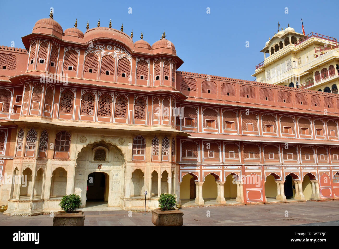 Chandra Mahal, City Palace komplex, Jaipur, Rajasthan, India, Asia ...