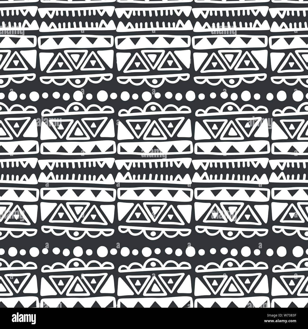 Seamless aztec vector pattern. Tribal traditional indian fabric design ...