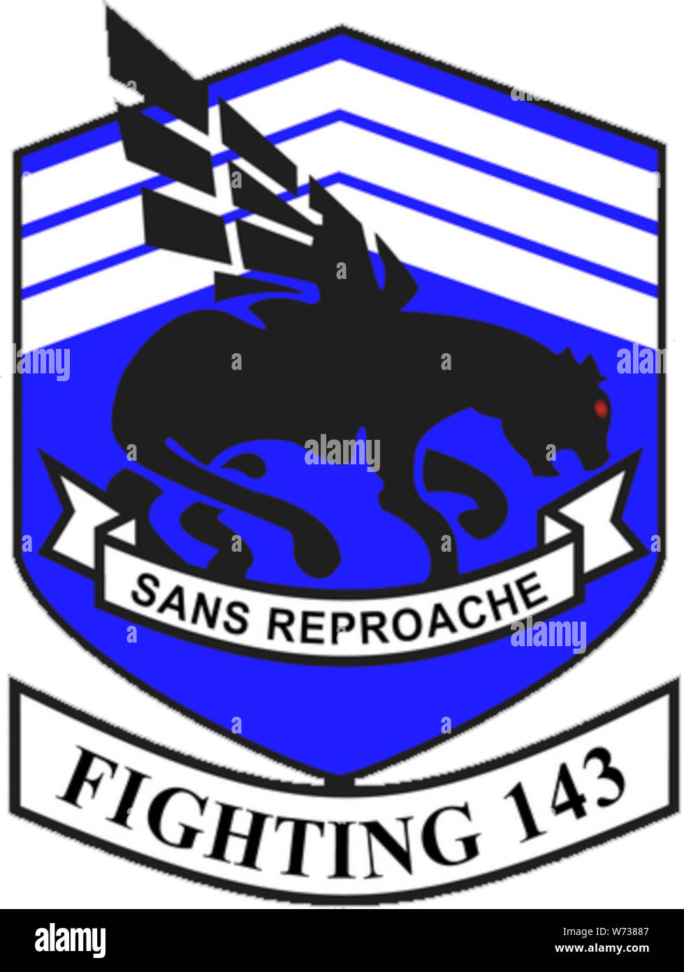 Strike Fighter Squadron 143 (US Navy) insignia 2015 Stock Photo - Alamy