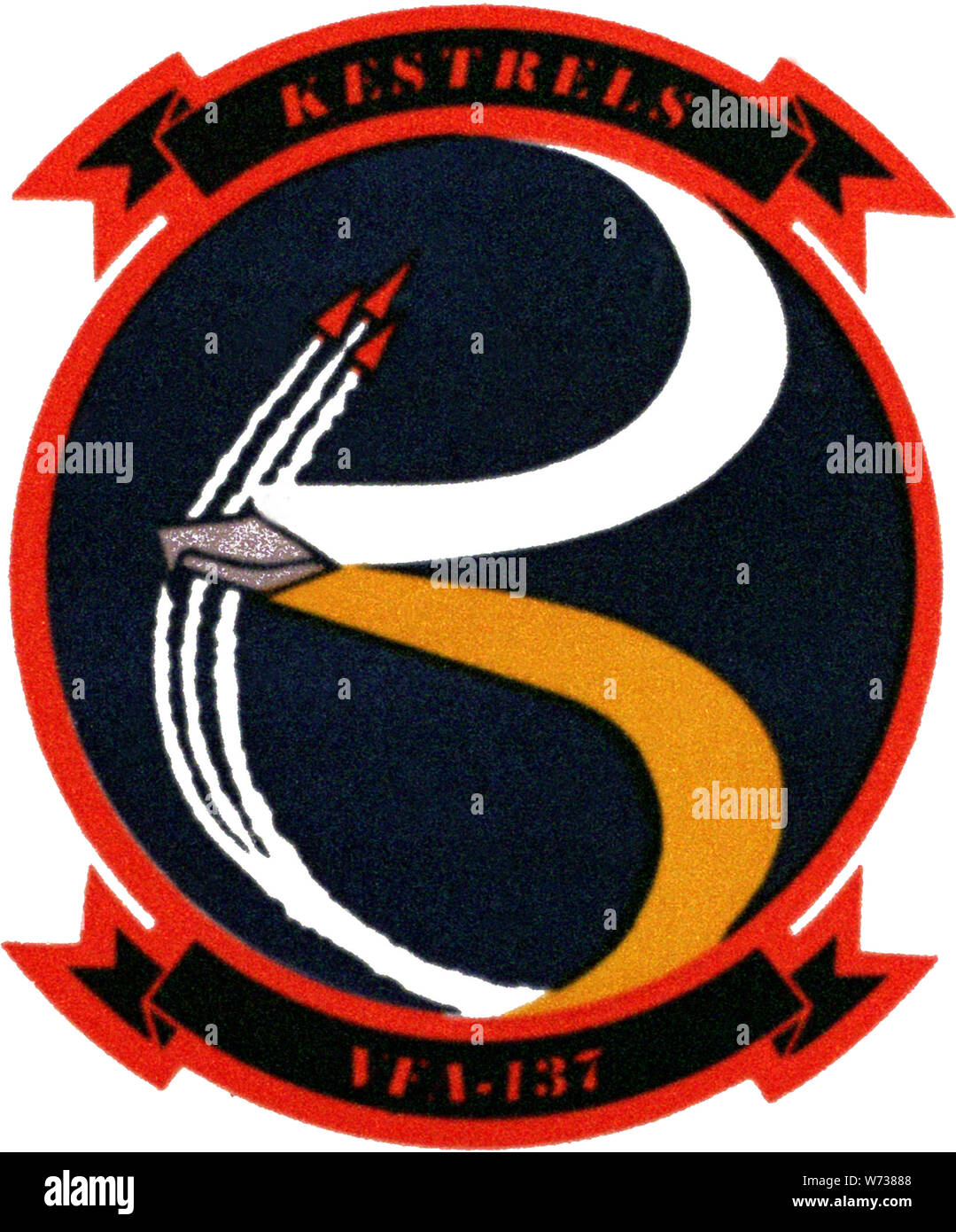 Strike Fighter Squadron 137 (US Navy) insignia c1985 Stock Photo - Alamy