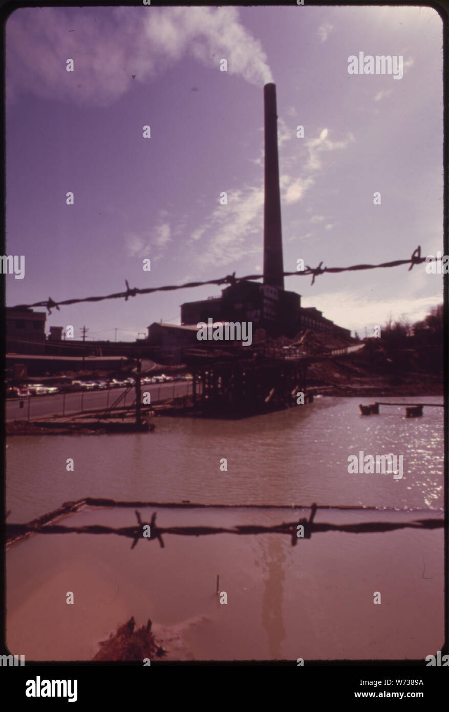 TACOMA SMELTER IN RUSTON IS AN AIR POLLUTING FACTOR Stock Photo - Alamy