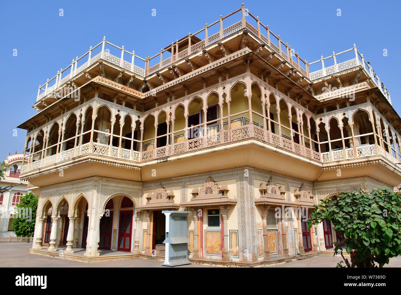 Mubarak Mahal, City Palace komplex, Jaipur, Rajasthan, India, Asia ...