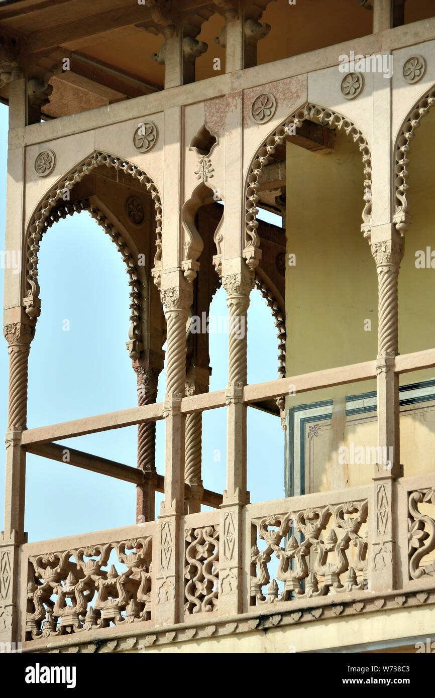 Mubarak Mahal, City Palace komplex, Jaipur, Rajasthan, India, Asia ...