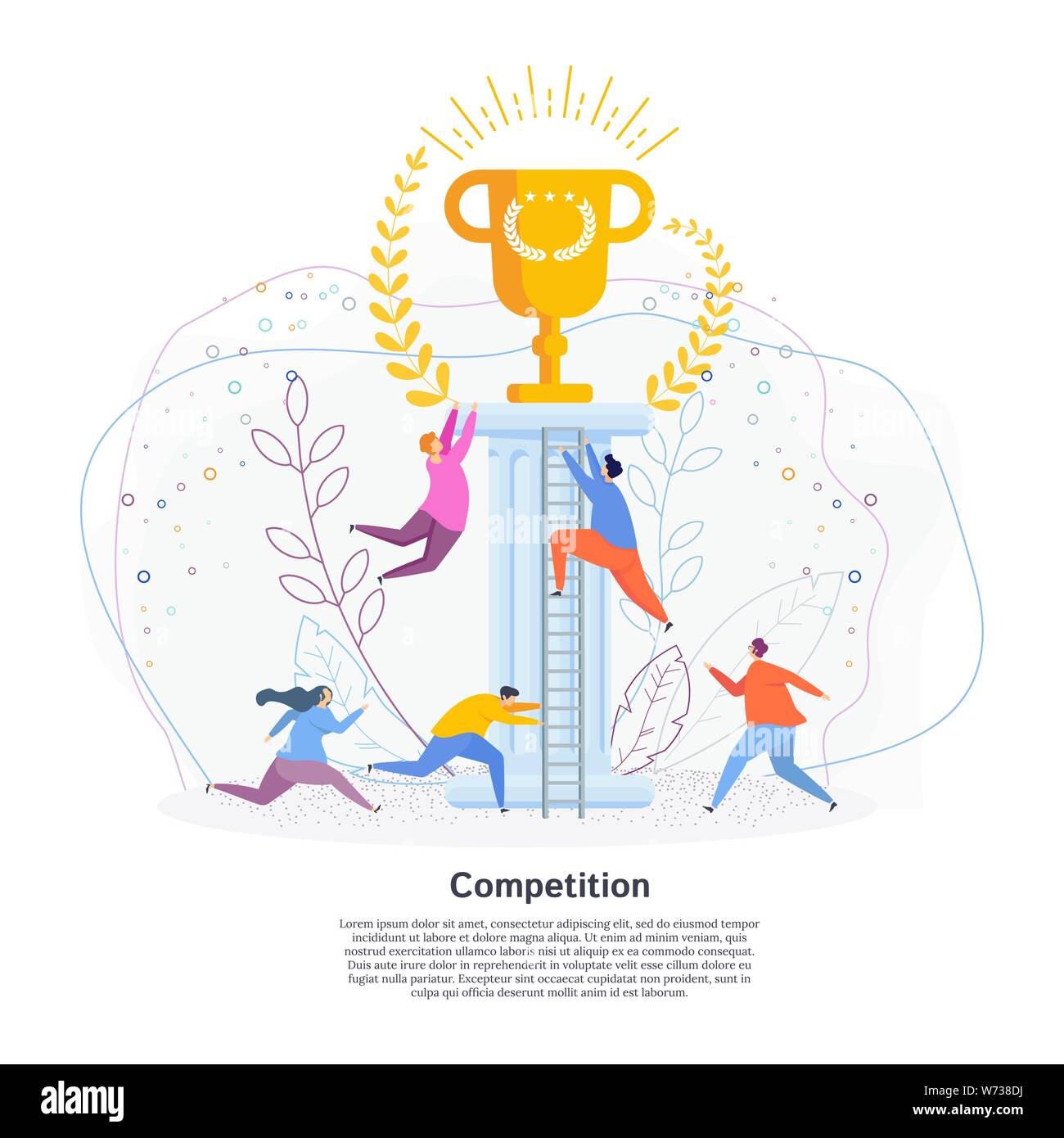 Clash racing Stock Vector Images - Alamy