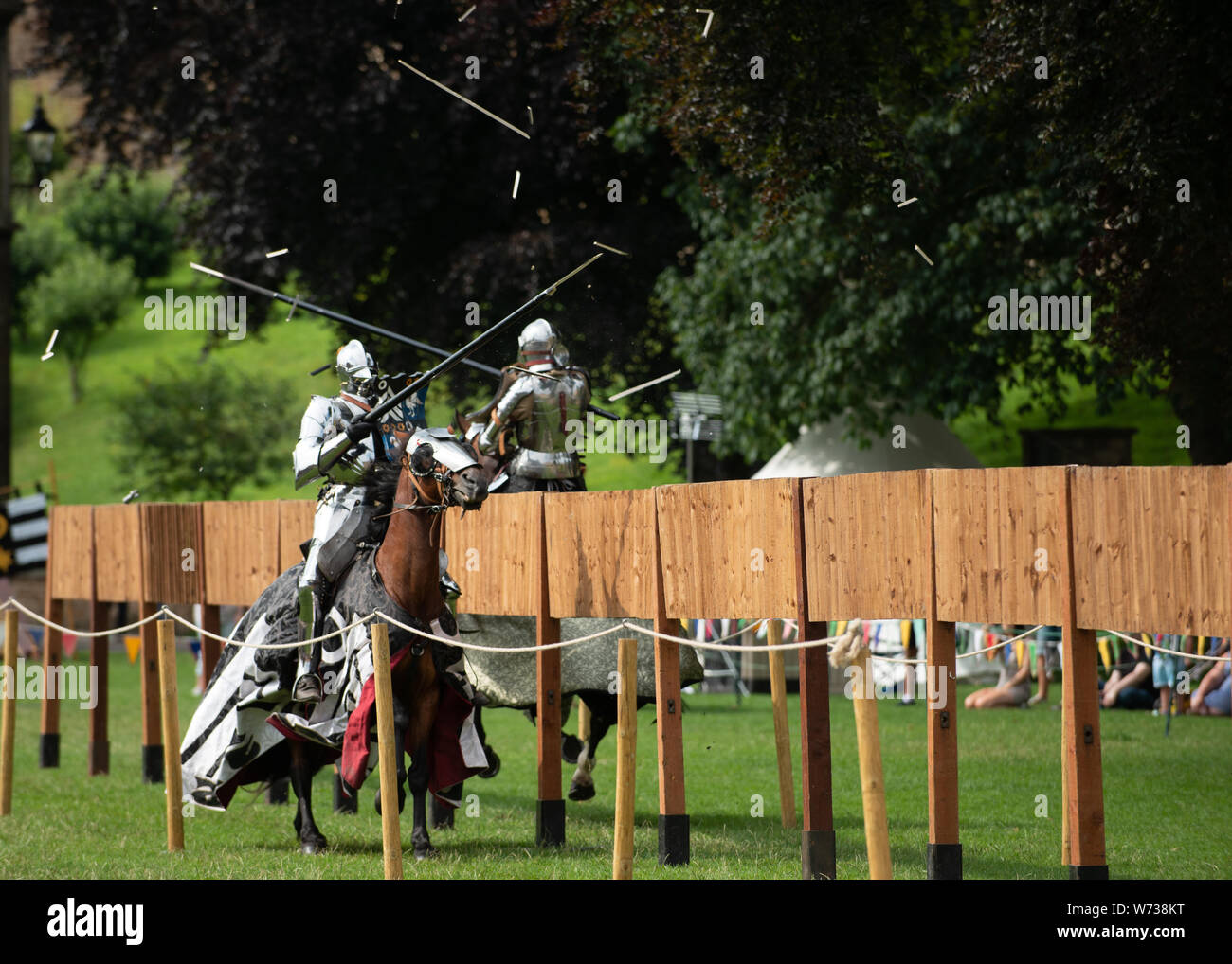 Grand Medieval Joust in the grounds of Lincoln, UK castle on 3rd August ...