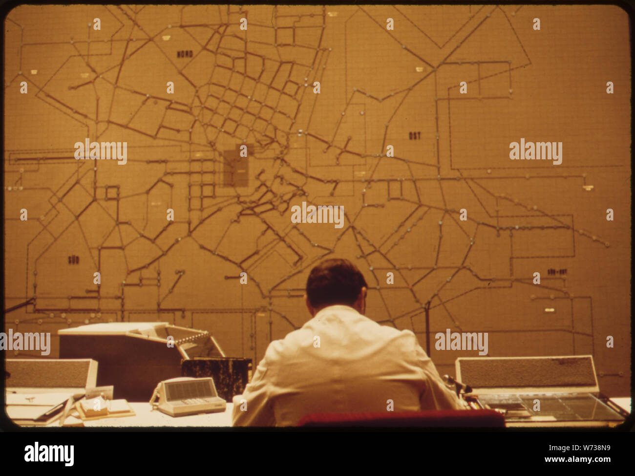 THE CENTRAL POLICE CONTROL STATION, MANNED 24 HOURS A DAY CONTROLS ALL ...