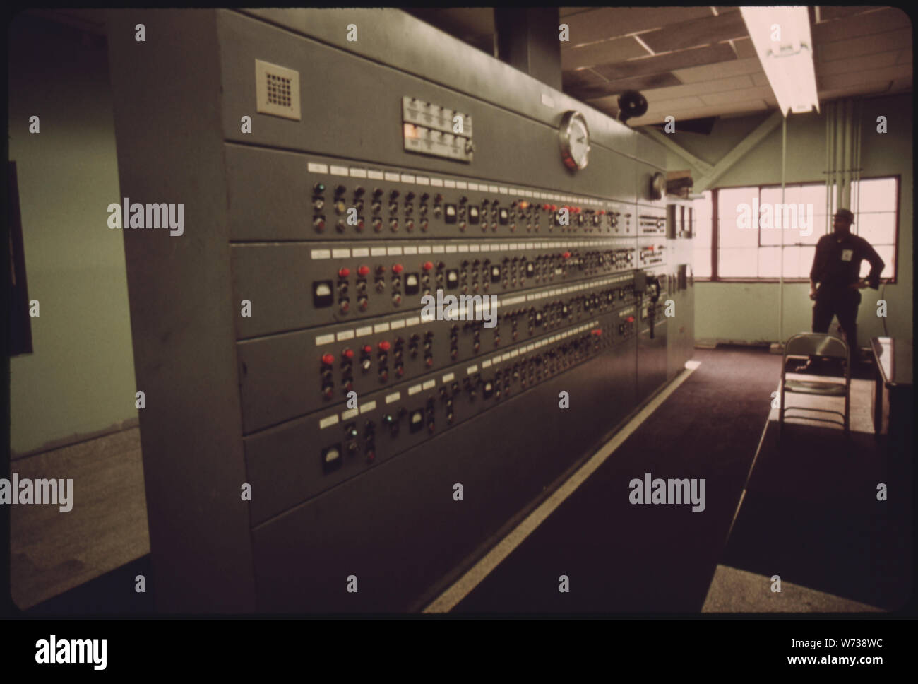 THE CONTROL ROOM OF THE COAL CLEANING PLANT AT THE VIRGINIA-POCAHONTAS ...
