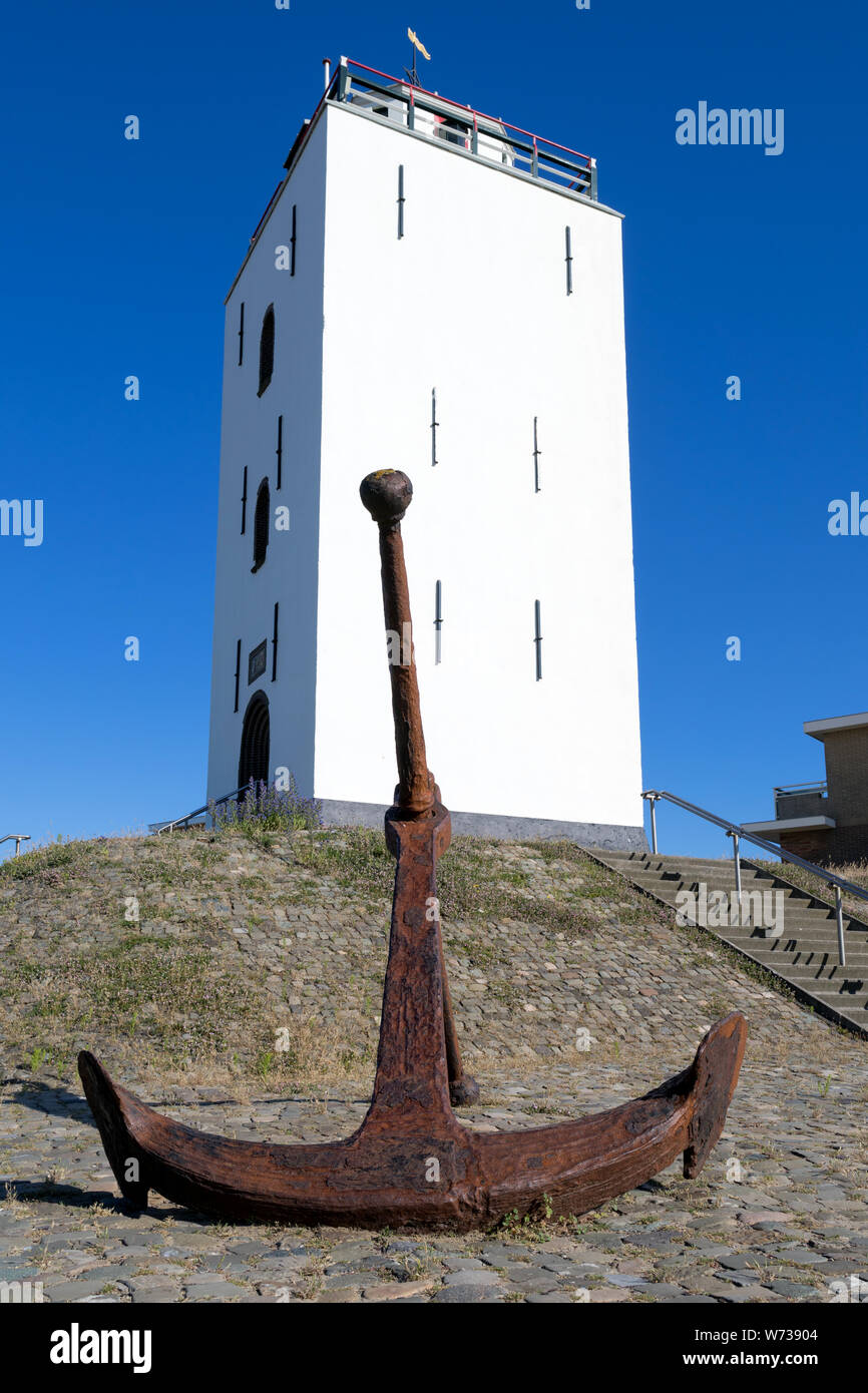 lighthouse in Katwijk aan Zee, The Netherlands Stock Photo - Alamy