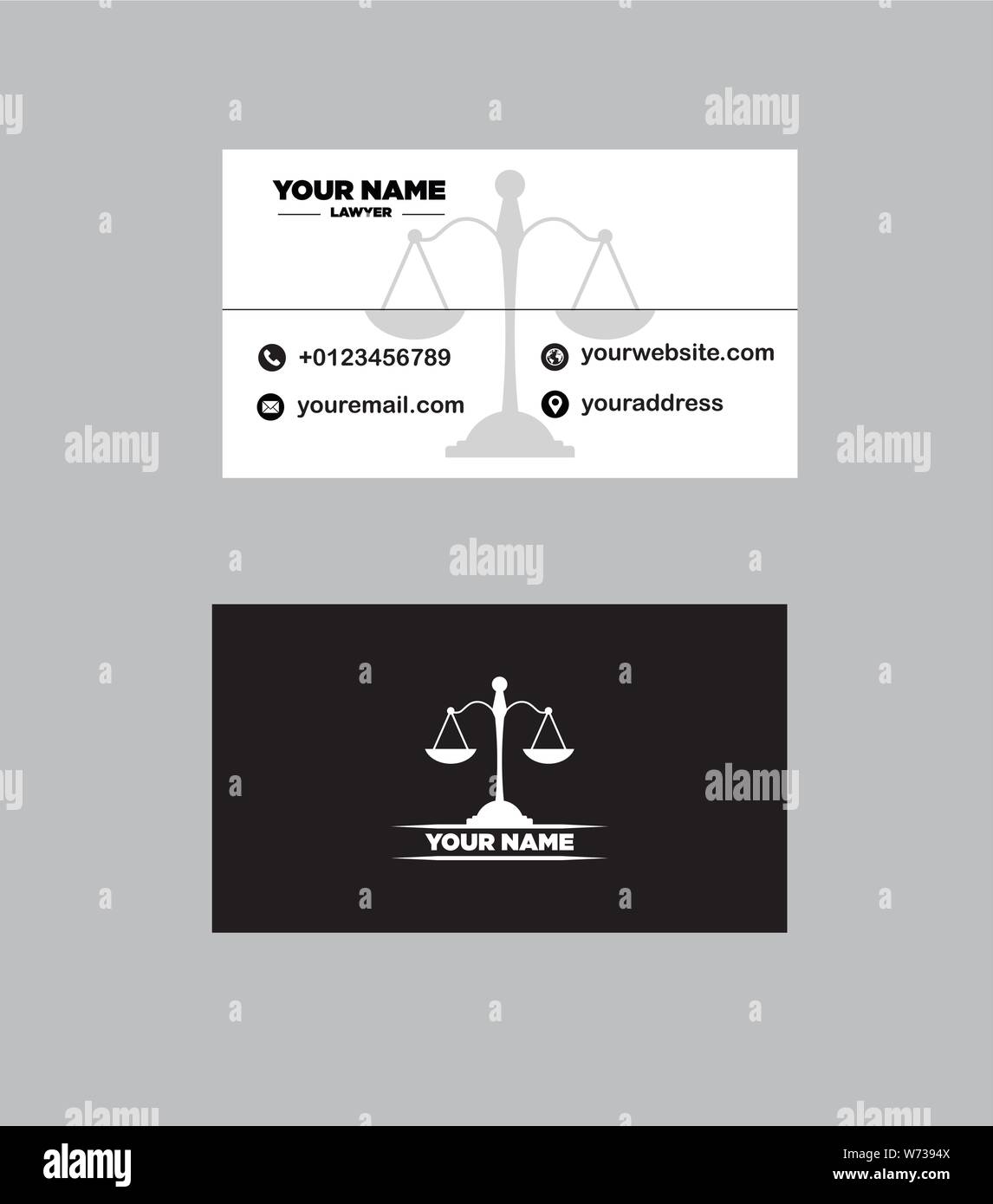 Advocate Visiting Card Format
