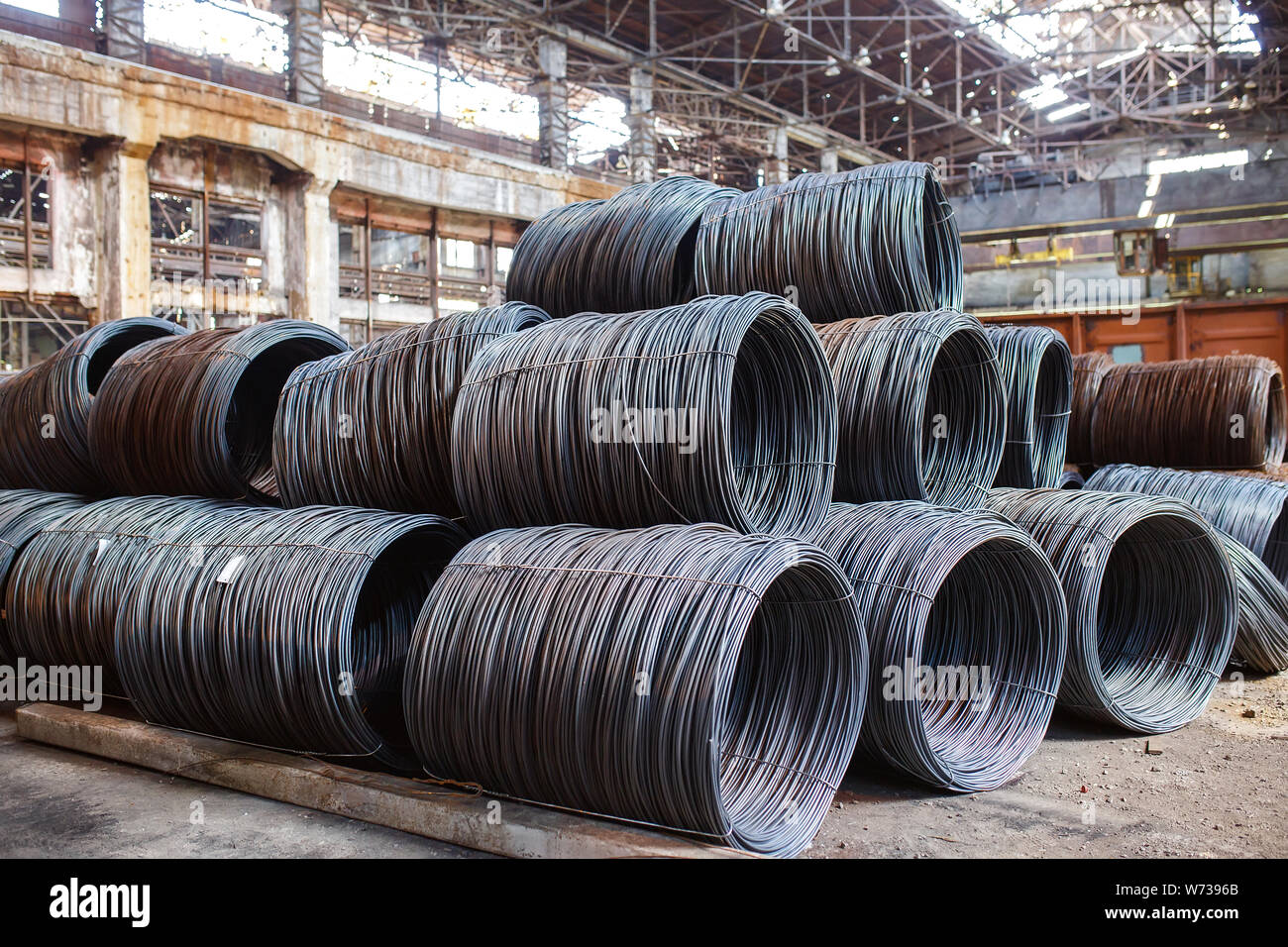 building armature are located in the warehouse of metallurgical ...