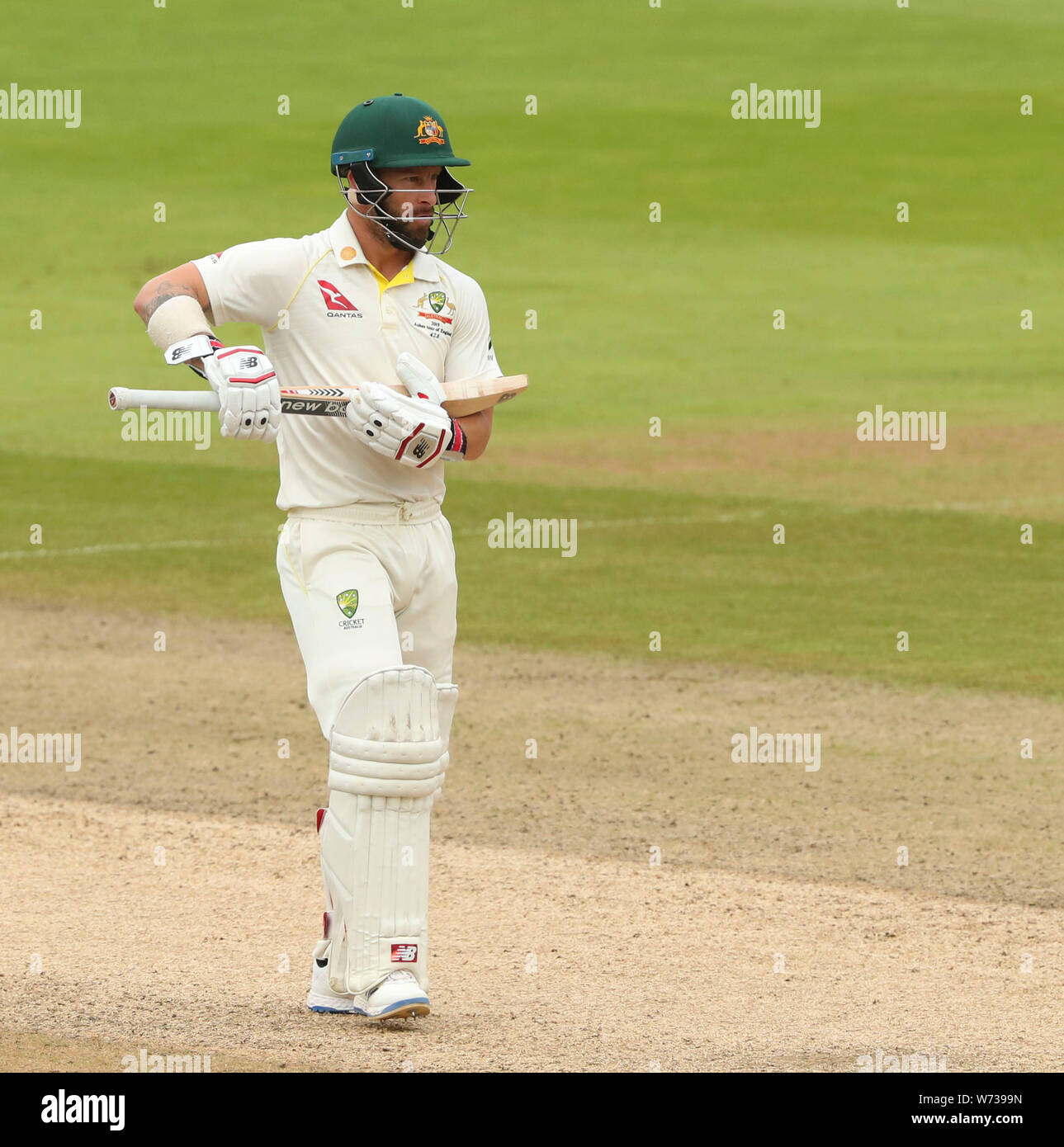 Birmingham, UK. 04th Aug, 2019. Matthew Wade of Australia celebrates ...
