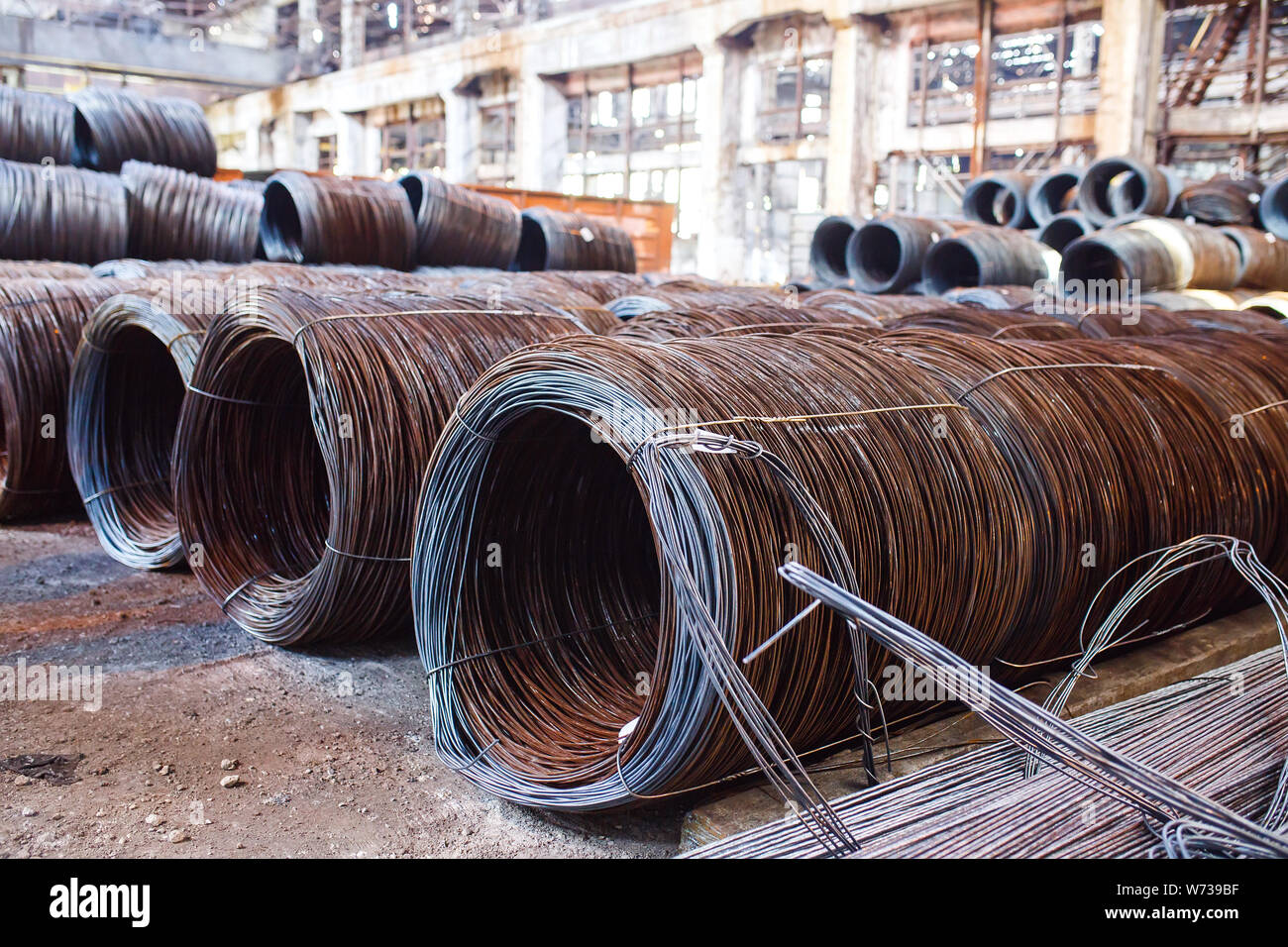 building armature are located in the warehouse of metallurgical ...