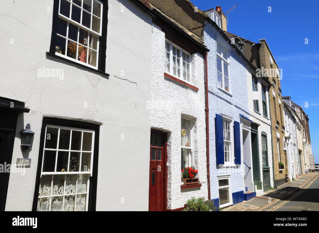 Coppin Street, between Middle Street and the sea, in Deal's pretty old ...