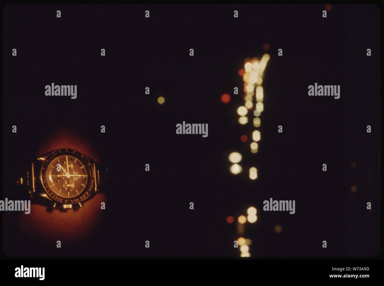 THIS NIGHT SCENE WAS TAKEN AT 7:45 P.M. AFTER ALL COMMERCIAL AND NEON ...