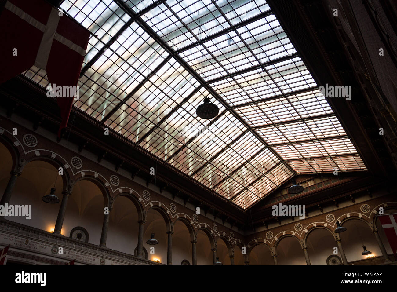 Copenhagen town hall Interior. City Hall. Historic City Hall Building ...